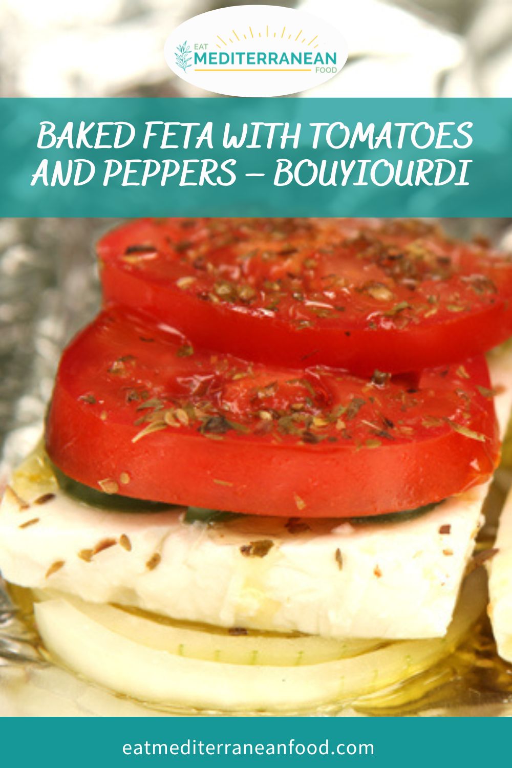 Bouyiourdi - Baked Feta Cheese with Tomatoes and Peppers - Eat ...