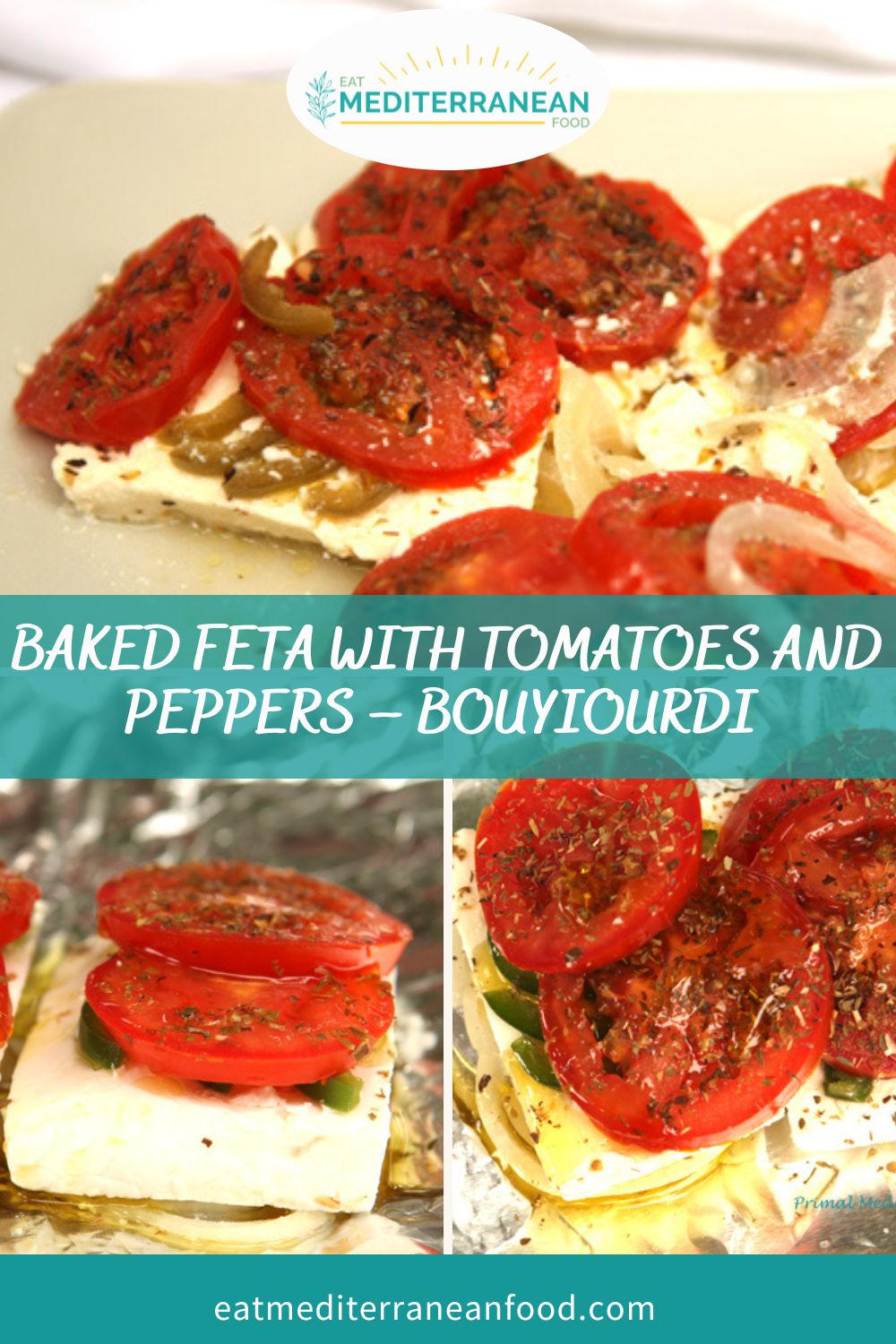 Bouyiourdi - Baked Feta Cheese with Tomatoes and Peppers - Eat ...