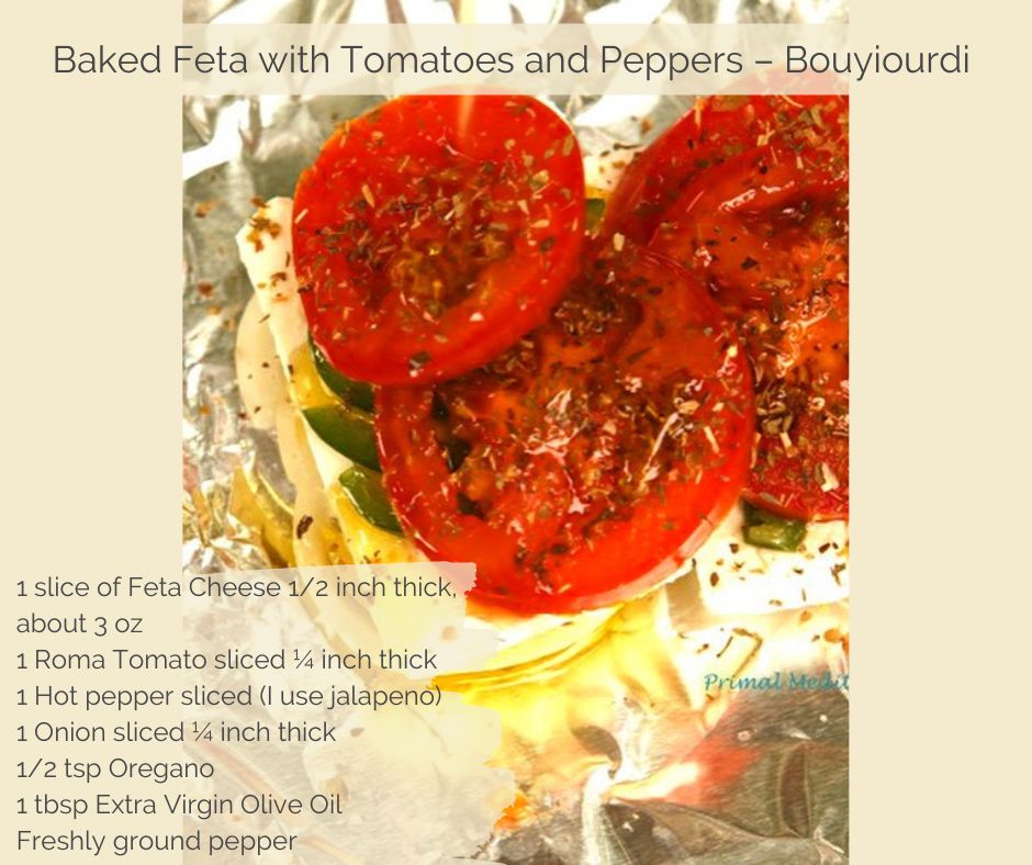 Bouyiourdi - Baked Feta Cheese with Tomatoes and Peppers - Eat ...