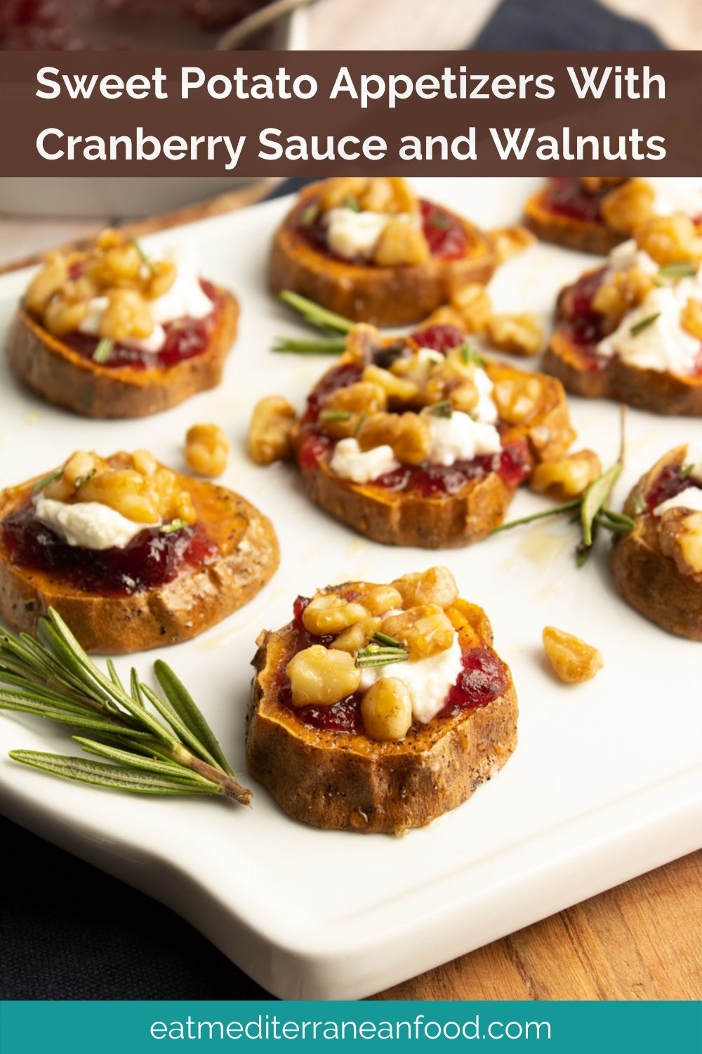 Sweet Potato Appetizers With Cranberry Sauce and Walnuts - Eat ...