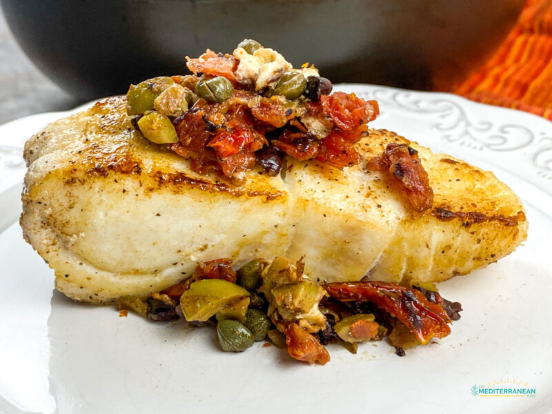 Mediterranean White Fish with Sun-Dried Tomato Tapenade - Eat ...